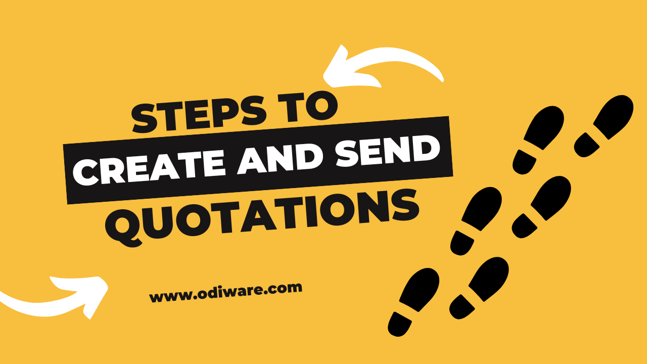 How to Create and Send Quotations in Odoo Sales? - Odiware Technologies