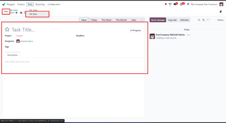 How to Assign and Track Tasks in Odoo Project Management - Odiware Technologies