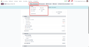 How to Generate Financial Reports in Odoo - Odiware Technologies