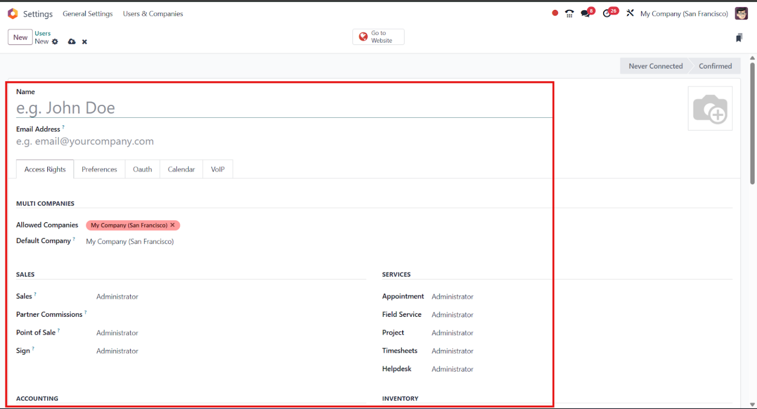 How to Create and Manage Users in Odoo HRMS - Odiware Technologies