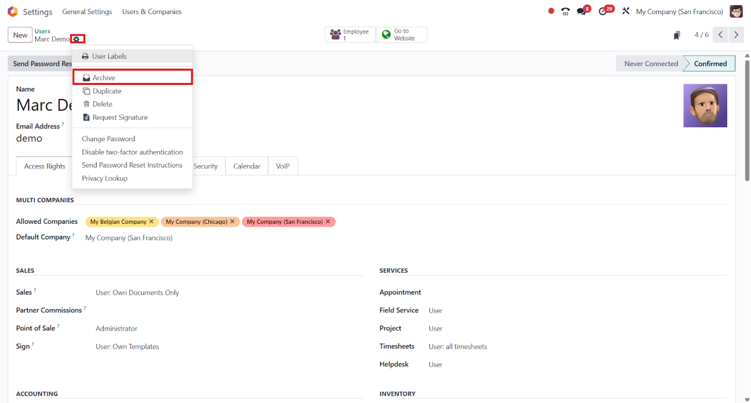 How to Create and Manage Users in Odoo HRMS - Odiware Technologies