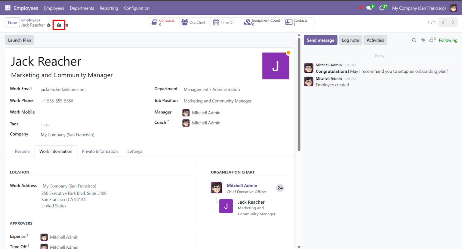 How to Add and Manage Employee Records in Odoo 18 HRMS - Odiware ...