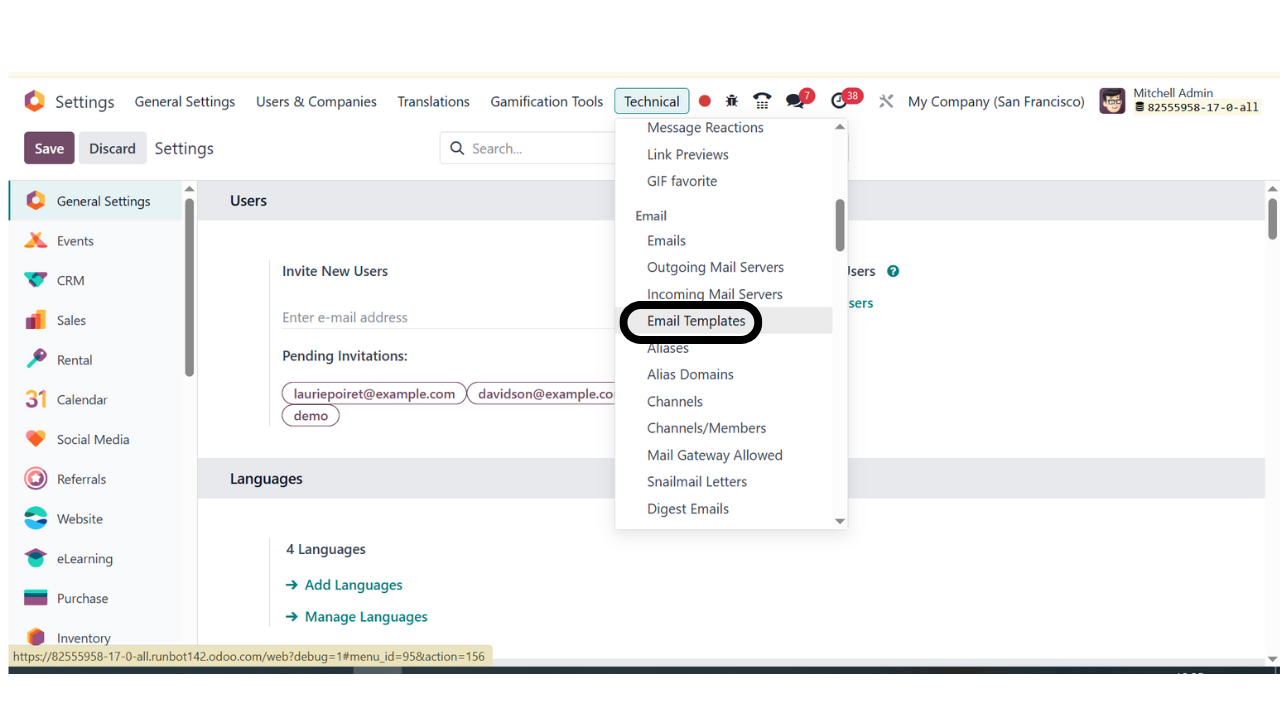 Remove "Powered by Odoo" from Emails - Odiware Technologies
