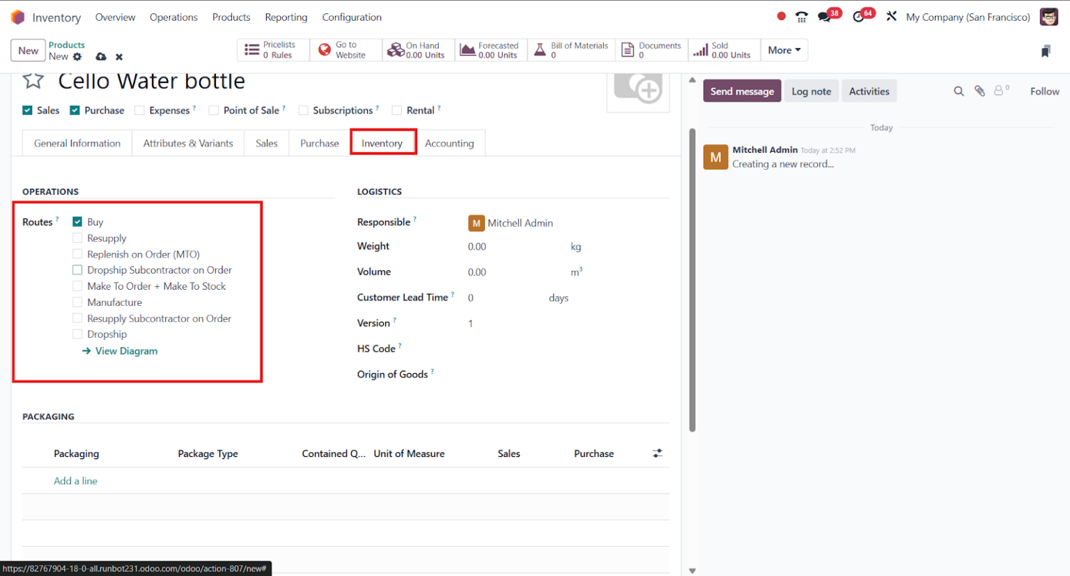 How to Add Products in Odoo Inventory - Odiware Technologies