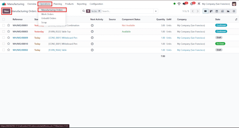 How to Create BOMs in Odoo - Odiware Technologies